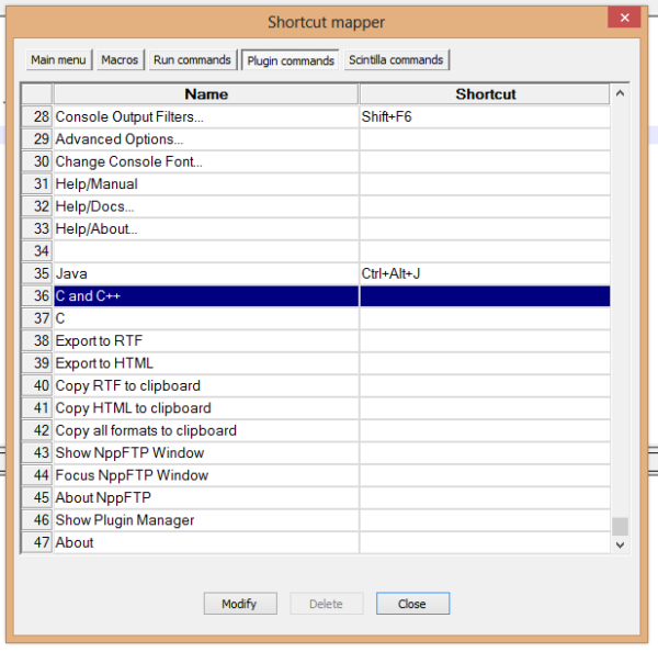 Configure Notepad++ to Run C, C++ and Java Programs