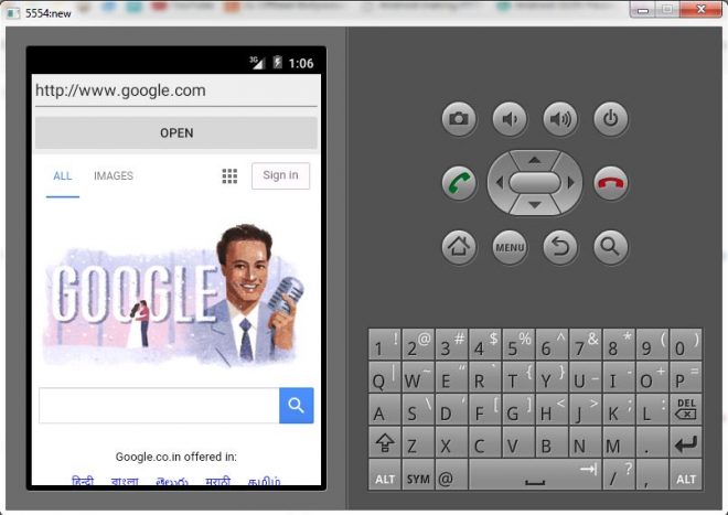 Android WebView Example Android WebView Example
