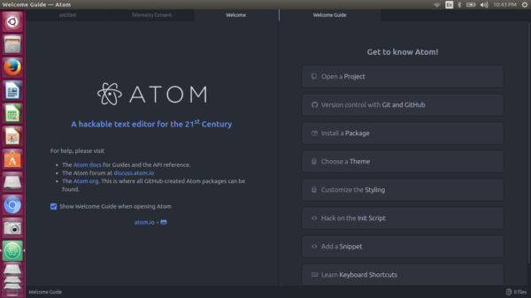 How to Install Atom Text Editor in Ubuntu (Linux)