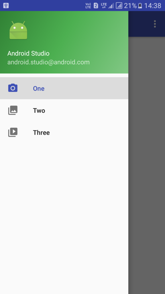 Android Navigation Drawer Tutorial