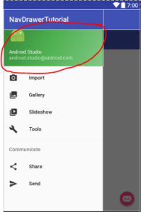 Android Navigation Drawer Tutorial