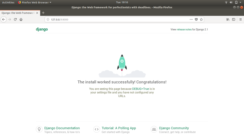 Creating First Django Project