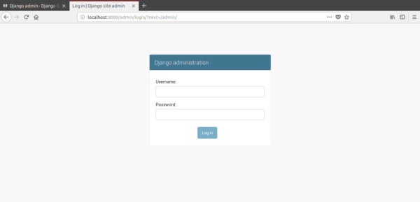 Django Admin Interface